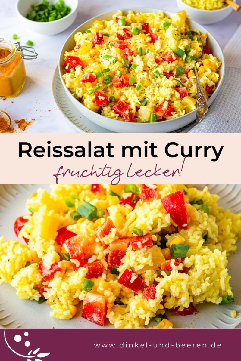 Reissalat mit Curry und Ananas - herrlich fruchtig