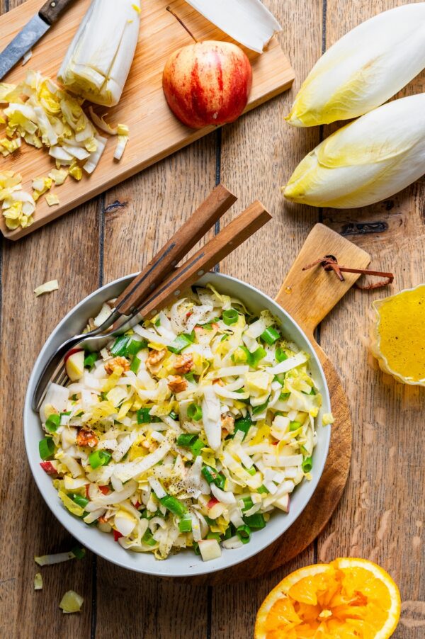 Chicoree Salat Mit Apfeln
